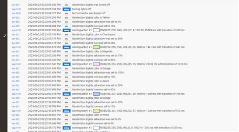Color Animation Questions Apps Hubitat
