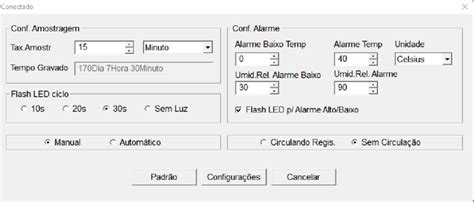Datalogger Sampling Rate Configuration Source Humidity And