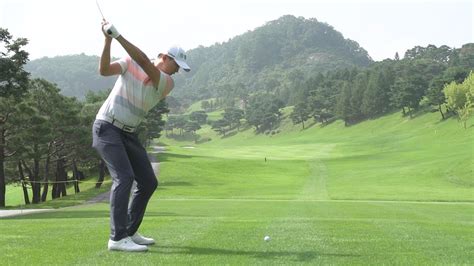 골프스윙 코리안투어 이성호의 드라이버 정면 And 측면 Youtube