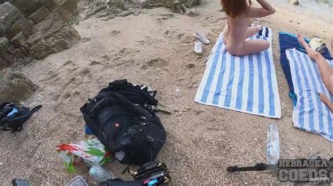 Russians Kristina And Mira D Explore A Secluded Beach Nice Big Tits