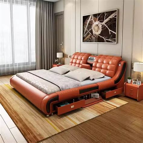 Ultimate Comfort Leather Smart Massager Bed · Mavigadget