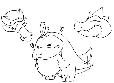 Feraligatr Fuecoco Krookodile Nintendo Pokemon Artist Request