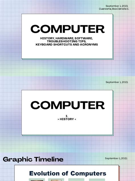 history of computer pdf computer hardware software