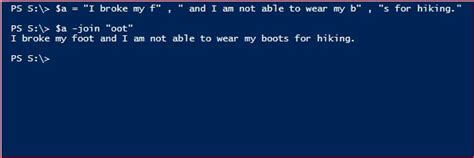 Powershell Join Operator Stephanos Constantinou Blog
