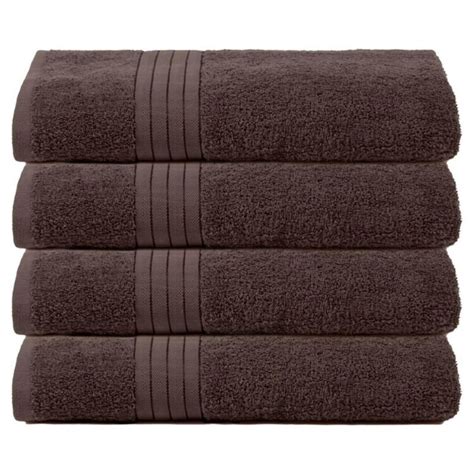 Brentfords 4 X Soft Luxury 100 Cotton 500gsm Bathroom Bath Sheet