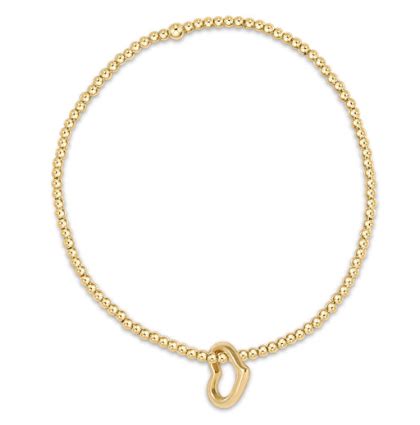 Classic Gold 2mm Bead Bracelet Tide And Table