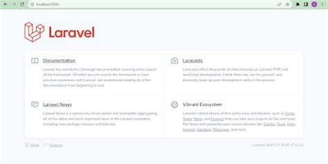 Instalasi Laravel 8 Sinauan