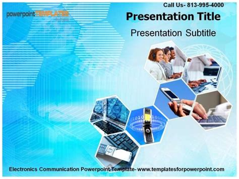 Download The Electronics Communication Powerpoint Template