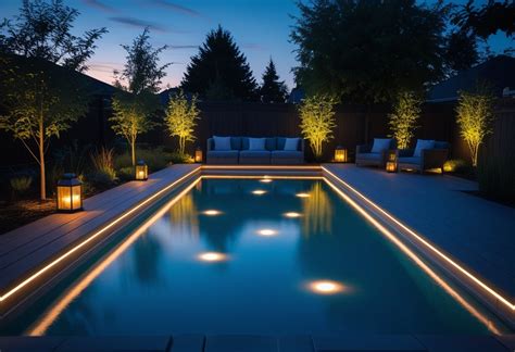 Simple Backyard Pool Lighting Ideas That Create A Vibe For Relaxing