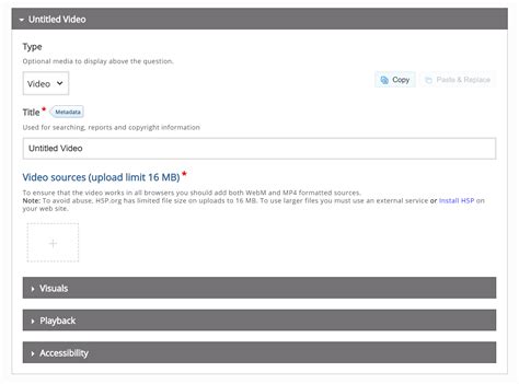 Multiple Choice Question Tutorial H5p