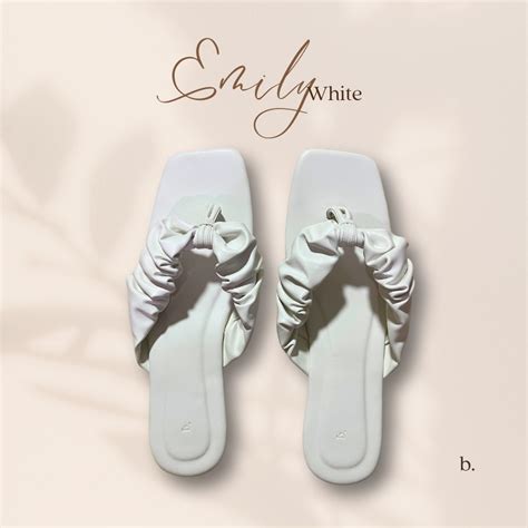 Emily Flat Sandals Womens Fashion Footwear Flats And Sandals On Carousell