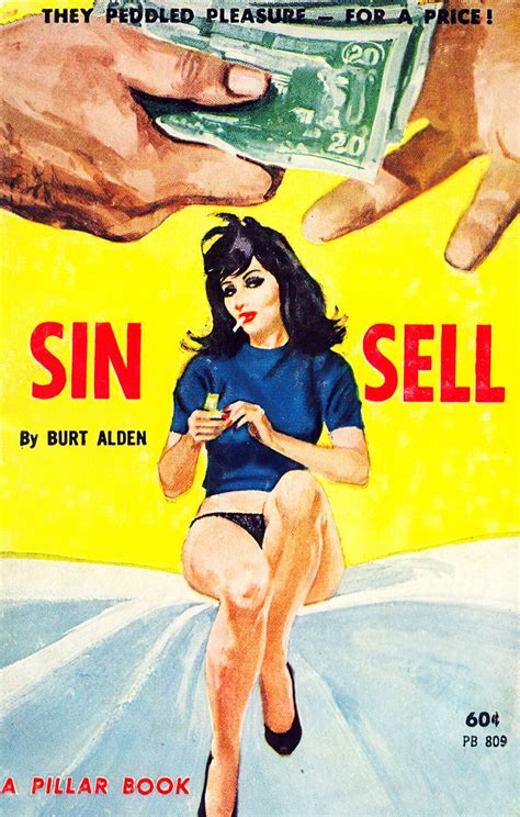 Vintage Erotic Pulp Poster Sin Sell Etsy