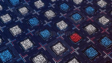 Colorful Qr Codes Animation Information Storage With Various Qr Codes For Quick Access To Data