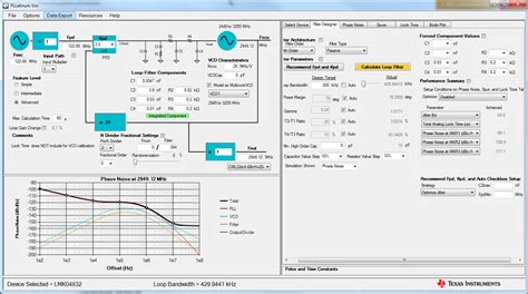WEBENCH Tools LMK Loop Filter Settings Clock Timing Forum Clock Timing TI E E