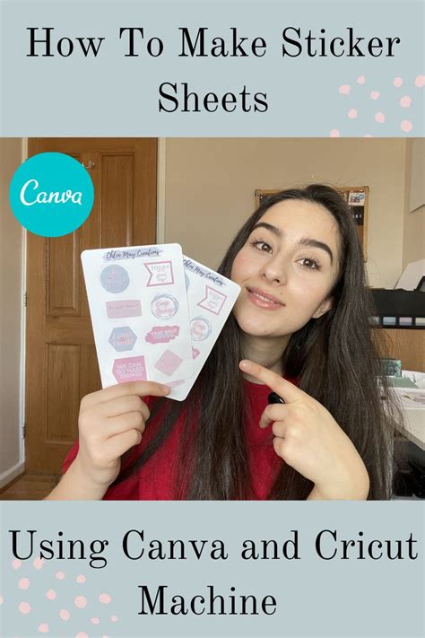 How To Make Sticker Sheets Using Canva How To Make Stickers Canva Tutorial Sticker Sheets
