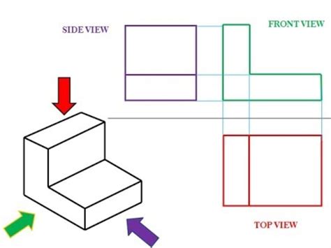 Pin By D Kh65 On Education Orthographic Projection Orthographic