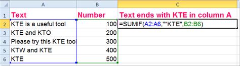 How To Sum Values Based On Text Criteria In Excel