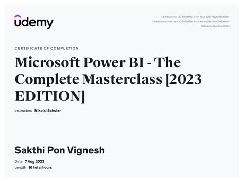 Sakthi Pon Vignesh M On Linkedin Powerbi Certification Datavisualization Businessintelligence…