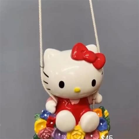 Hello Kitty Swing Wall Decor Depop