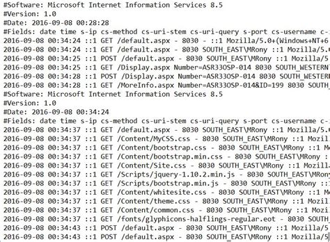 Iis Web Log Hit Counter Codeproject