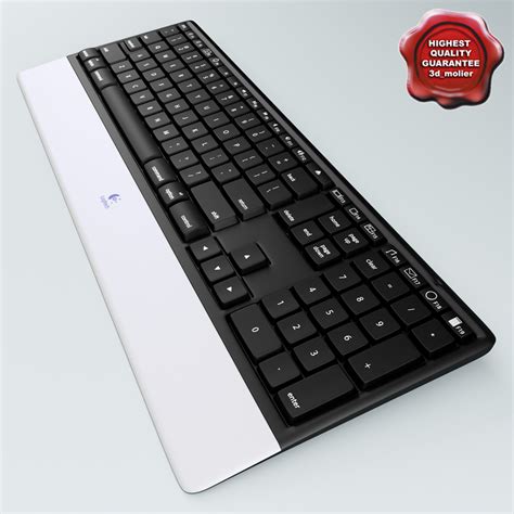 Keyboard Logitech Free 3d Model Blend Free3d