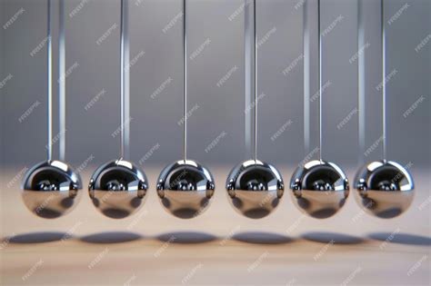 Premium Photo Newtons Cradle Physics Concept For Action And Reaction