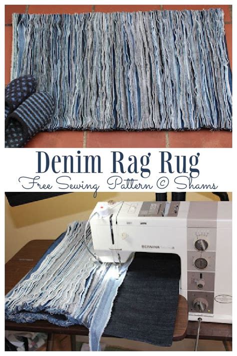 Diy Recycled Denim Jean Rag Rug Free Sewing Tutorials Fabric Art Diy Denim Rag Rugs Denim