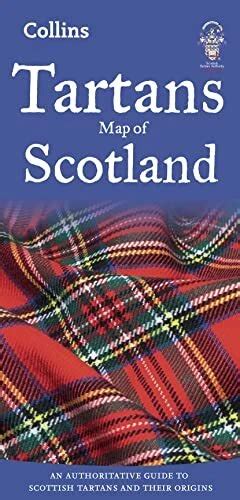 Tartans Map Of Scotland Collins Picto Collins Maps £7 49 Picclick Uk