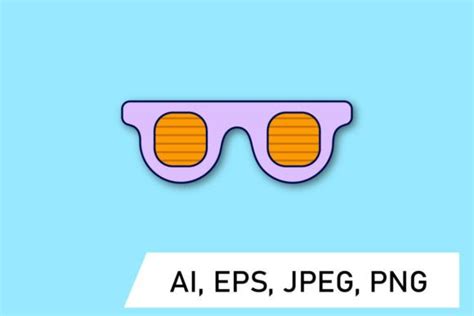 Retro Glasses Vector Graphic By Tempurrastudio · Creative Fabrica