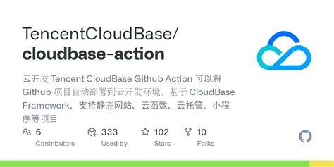 Github Tencentcloudbasecloudbase Action 云开发 Tencent Cloudbase