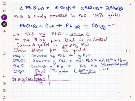 SOLVED Atom Economy The Percentage Yield Of A Reaction Is An Important Variable To Consider