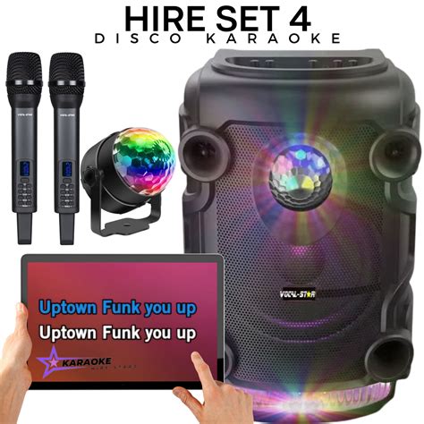Karaoke Hire Only £7999 Over 65000 Songs Available Karaoke Hire Stars