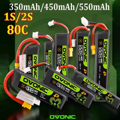 Литий-полимерный аккумулятор OVONIC 1S 2S, 5 шт | AliExpress