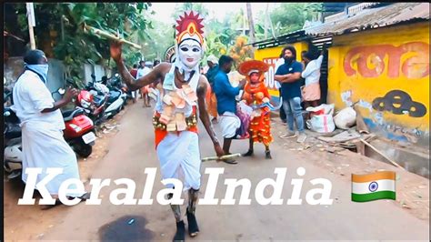 Karingali And Mookan Chathan Cheruvarambathu Kavu Pooram Kerala