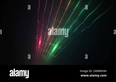 Abstract Digital Waving Neon Lines Fx Background Loop 4k Animation Of An Abstract Background