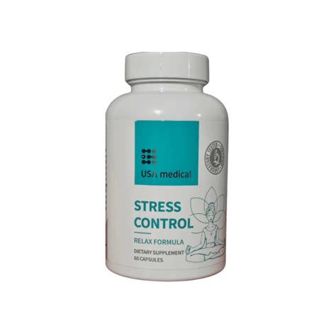 Stress Control 60caps Usa Medical Aleksuplementi