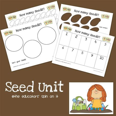 Printable Seed Activities Unit For The Tiny Seed The Educators Spin