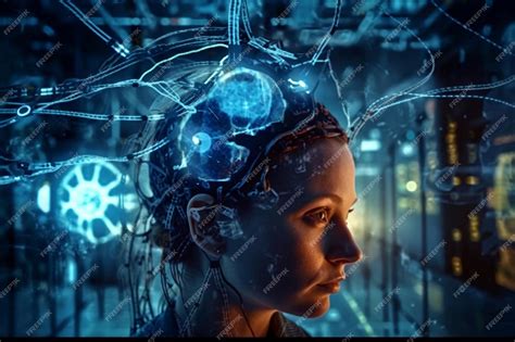 Premium Photo Neural Network Data Centralisation Digital Network