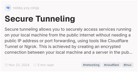 Secure Tunneling