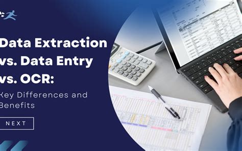 Data Extraction Vs Data Entry Vs Ocr Key Differences And Benefits