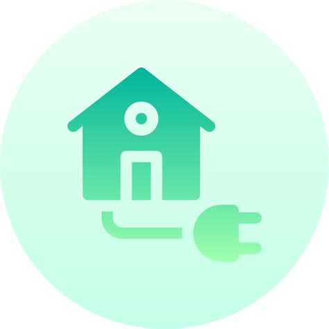 House Basic Gradient Circular Icon