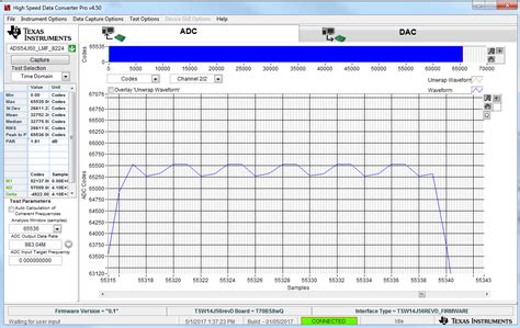 ADS54J60 ADS54J60 Wrong Behaviour When Clipping Data Converters Forum Data Converters TI