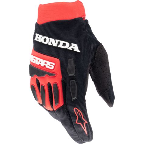2024 Alpinestars Honda Iconic Full Bore Gloves Bent Lever Mx