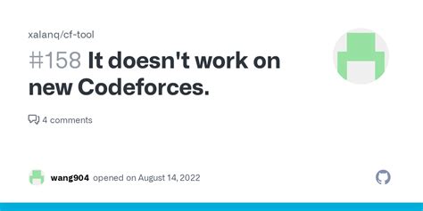 It Doesn T Work On New Codeforces Issue Xalanq Cf Tool GitHub