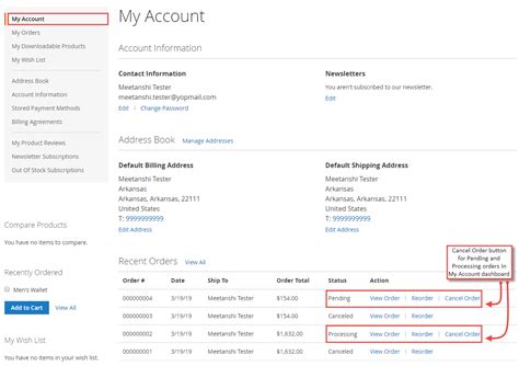 Magento 2 Cancel Order Order Cancellation By Magento 2 Customers