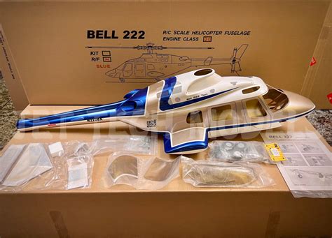 Funkey Scale Fuselage Bell 222 30 550 Size Blue Color With