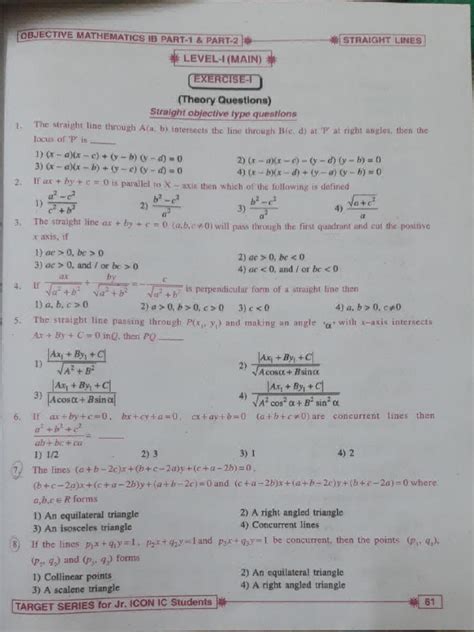 Straights Lines Assignment Pdf Straights Lines Assignment Pdf