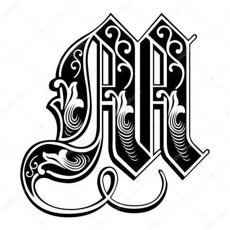 Decorative Letter M