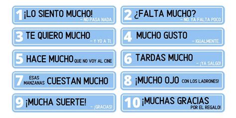 Muy Y Mucho En Español A1 Con Ejercicios Ele