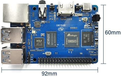 Banana Pi M GB RAM GB EMMC Quad Core Bit For AIOT